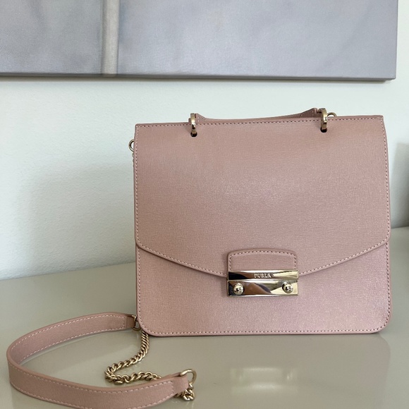 Furla | Bags | Furla Crossbody Bag In Blush Pink | Poshmark
